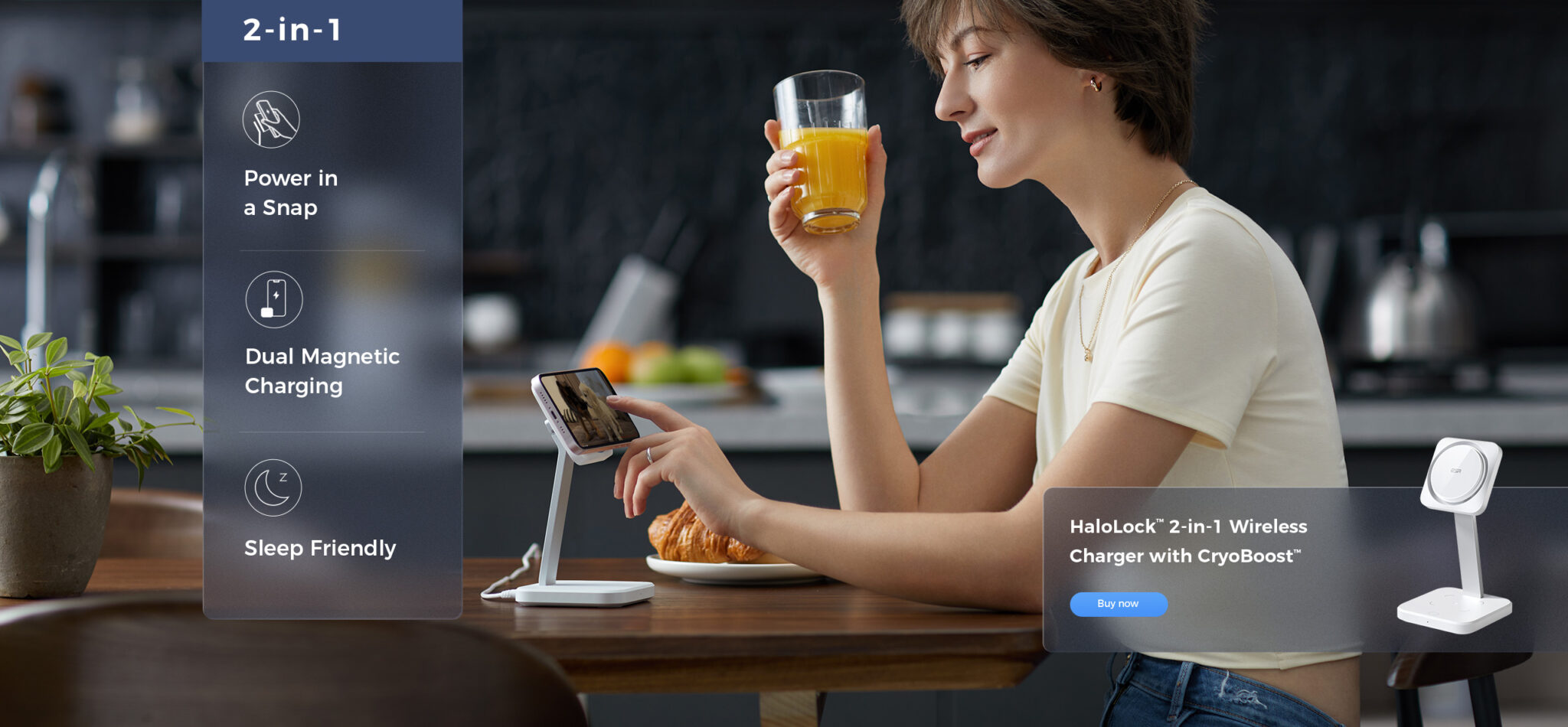 ESR HaloLock with CryoBoost - Unstoppable Charging